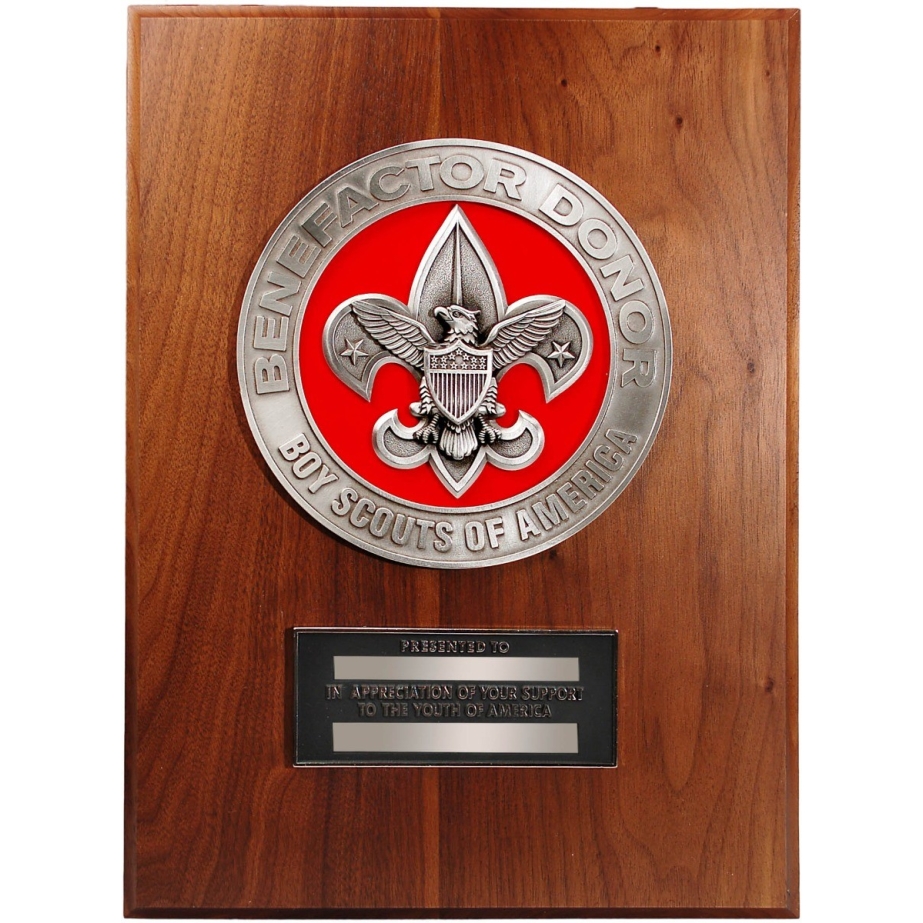 Friends of Scouting Benefactor Donor Plaque