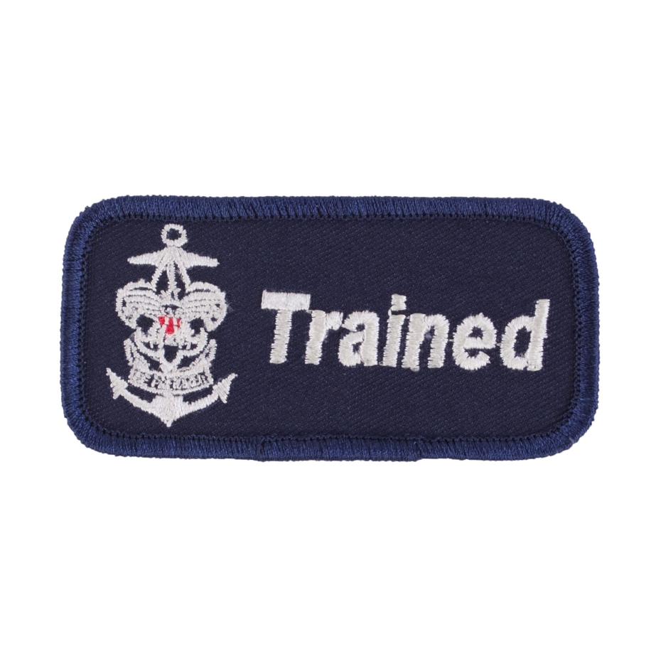 Sea Scouts® "Trained" Strip Emblem | Scouting America