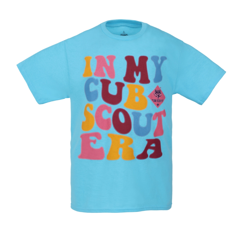 Cub Scout In My Cub Scout Era Tee, Light Blue - Youth S-XL | Scouting ...